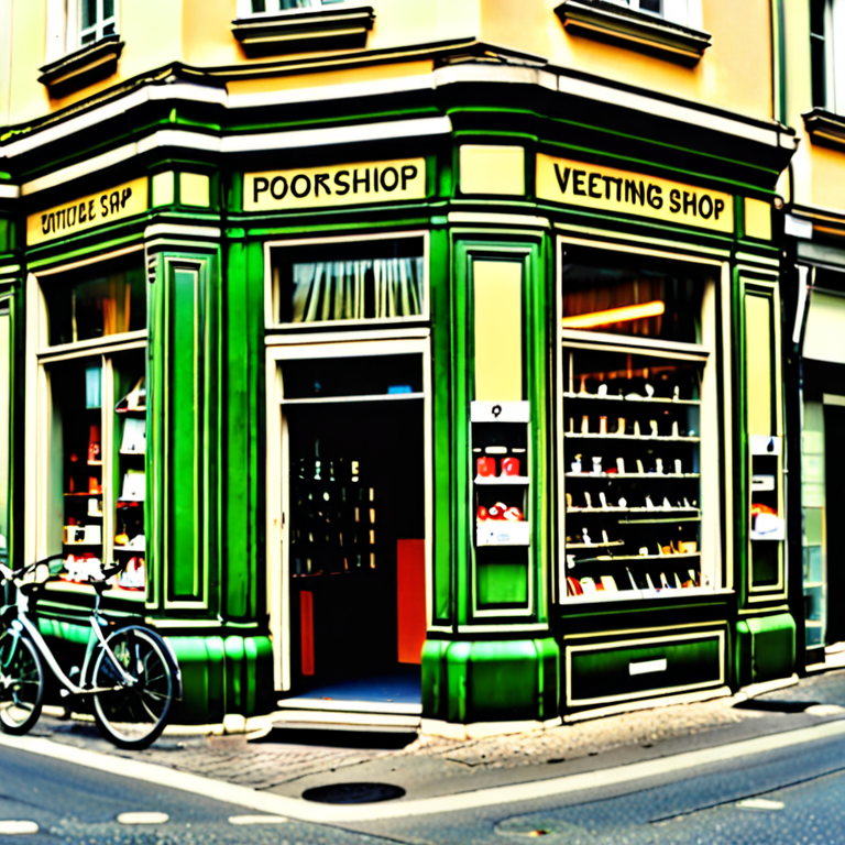 Street view of Vienna Rubber shop