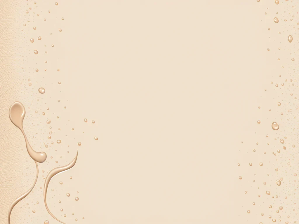 Elegant Background Featuring Subtle Water Droplets on a Soft Beige Surface