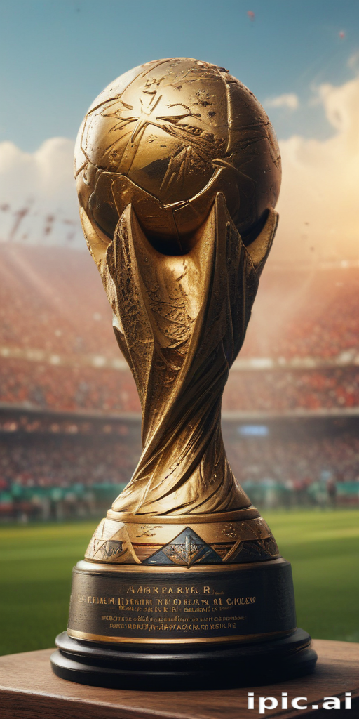 The Prestigious World Cup Trophy Symbolizing Global Football Excellence ...