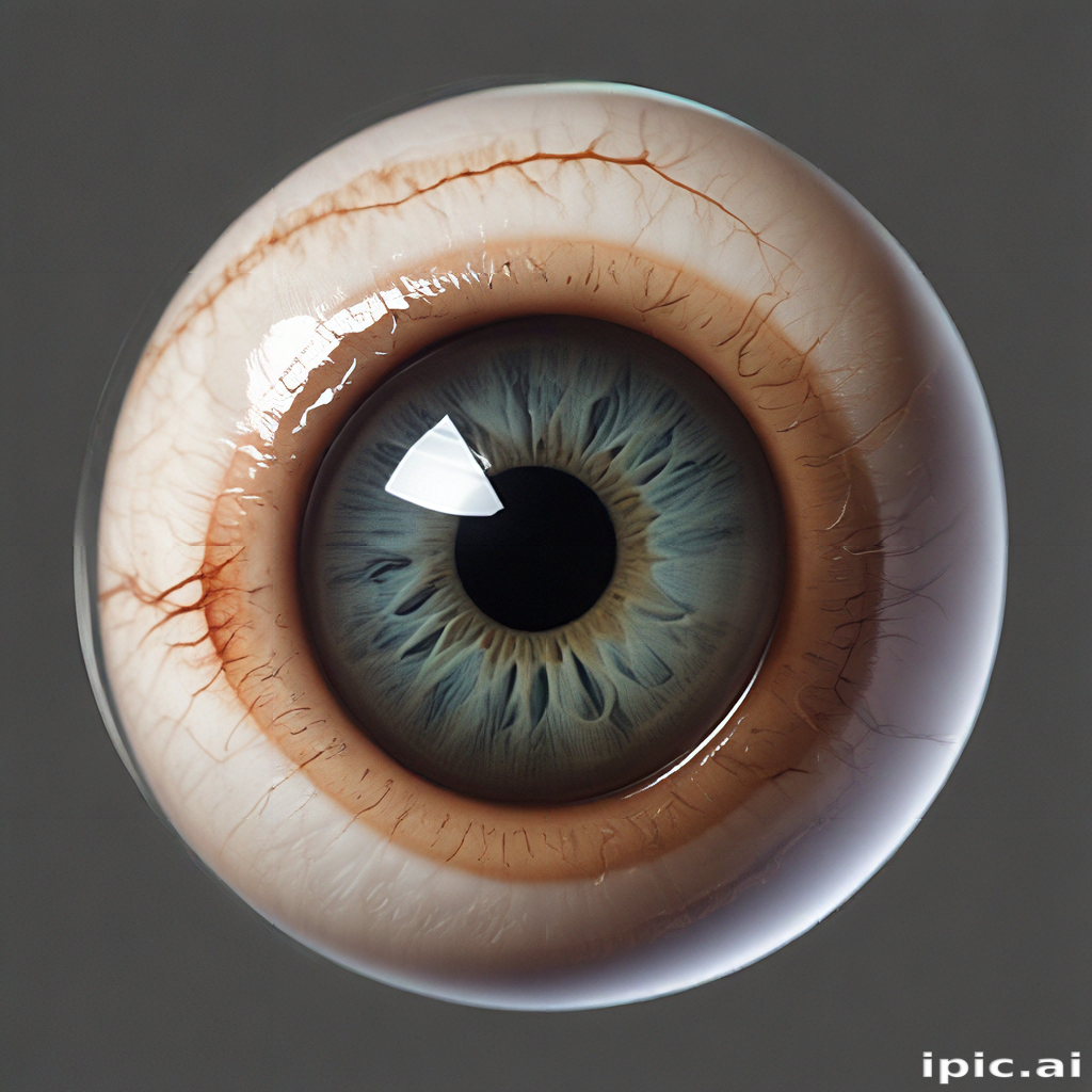 A Close-Up View of a Beautifully Detailed Human Eye with Colors.