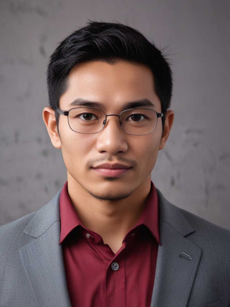 A man, Web designer, business man, Indonesian , profile picture