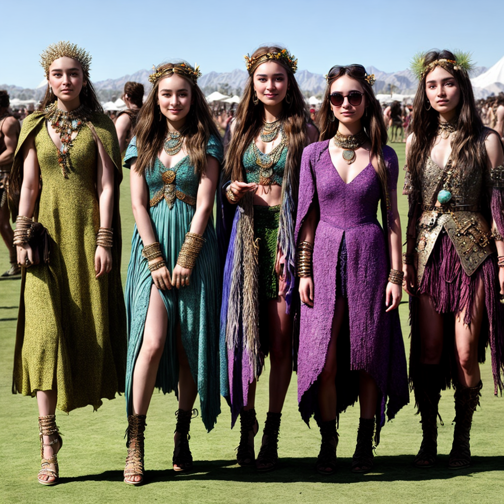 Coachella outfits if it took place in westeros