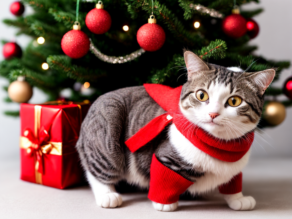 Christmas cat