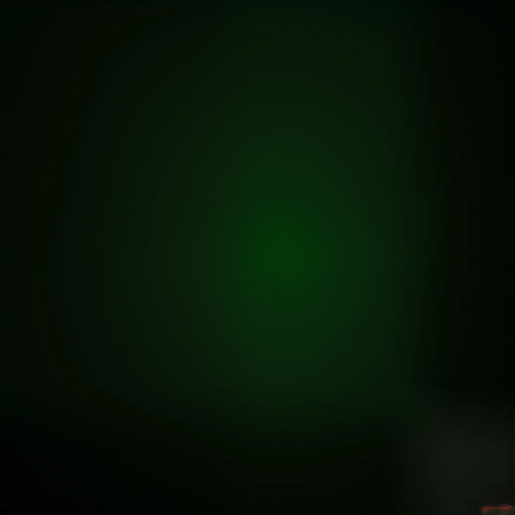 An Abstract Representation of Deep Green Colors Blending Together Smoothly