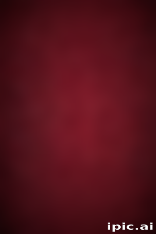 Elegant Deep Red Background with Subtle Texture and Branding Elements