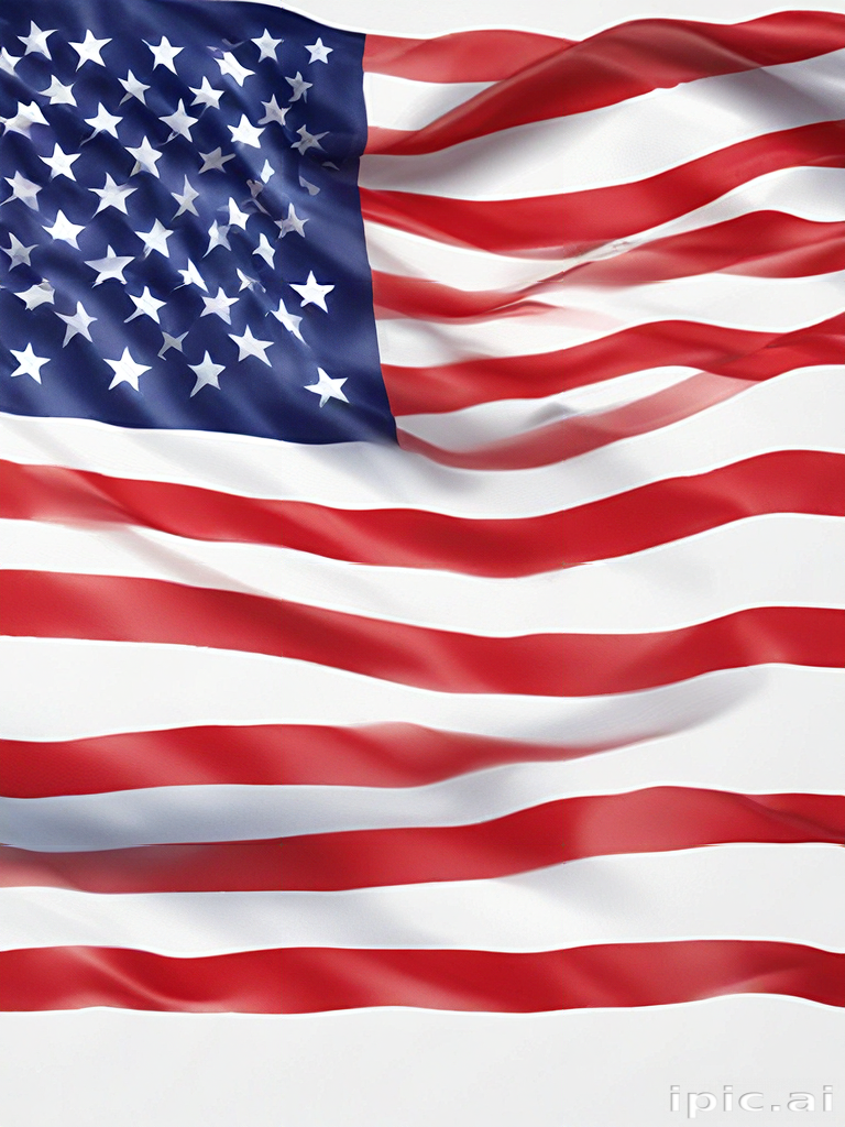 Beautifully Flowing American Flag Representing Freedom and National Pride in Motion