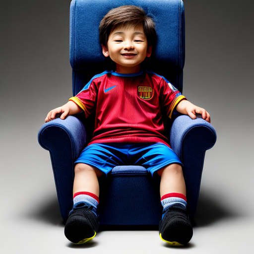 animate Messi, sitting on his throne. While the other babies bow down ...
