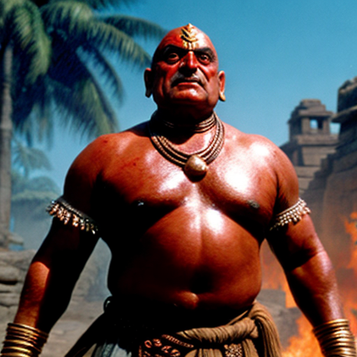 mola ram rips the heart out of indiana jones