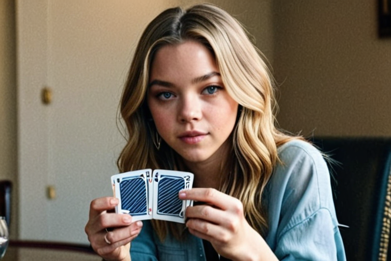 sydney sweeney playing cards