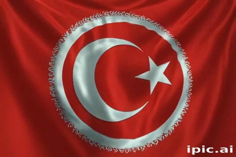 The Vibrant Turkish Flag Featuring a Crescent Moon and Star Emblem