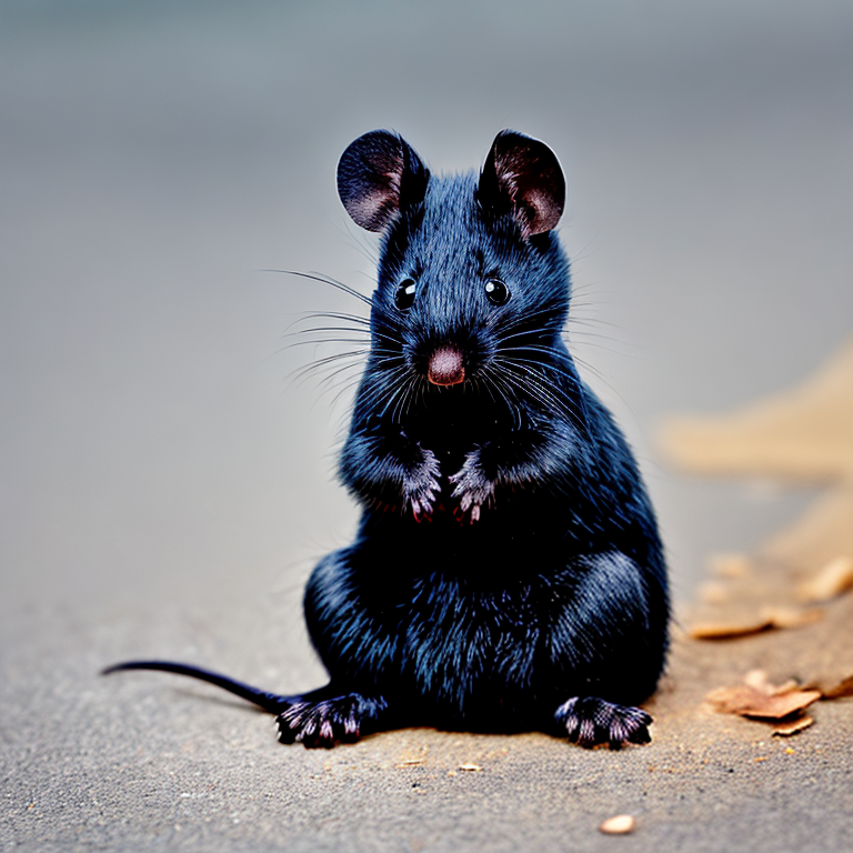 CUTE BLACK MOUSE