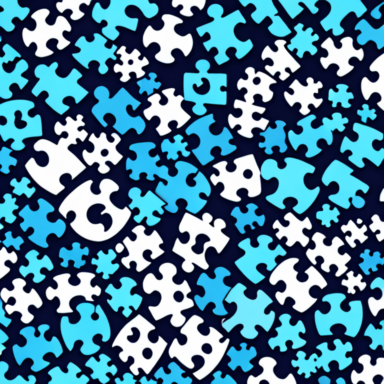 Autism symbol lowyer wallpaper Blue