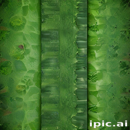 Vibrant Green Textures of Nature: A Close-Up on Leaf Patterns