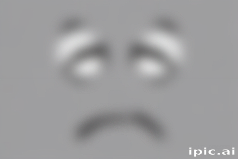 Abstract Representation of Sadness Through Blurred Facial Features and ...
