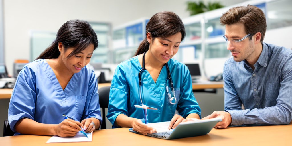 Doctor researching in laboratory