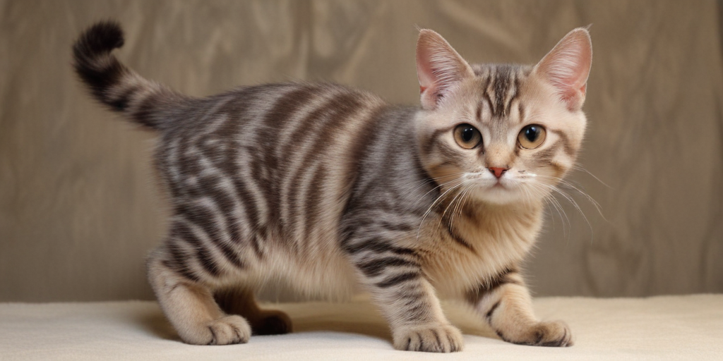 Adorable Striped Kitten Playfully Exploring Its Soft, Cozy Environment ...