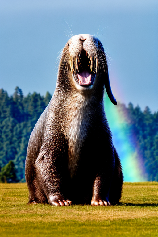rainbow walrus