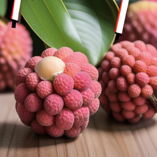 Exotic Fruits: Vibrant Lychee Cluster Surrounded by Lush Green Leaves ...