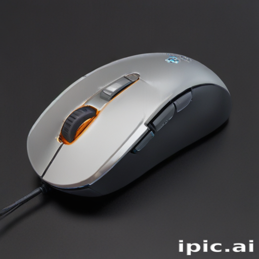 High-Precision Gaming Mouse with Ergonomic Design and LED Lighting Features