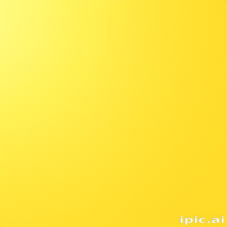 Vibrant Yellow Background Evoking Warmth and Optimism in Visual Design