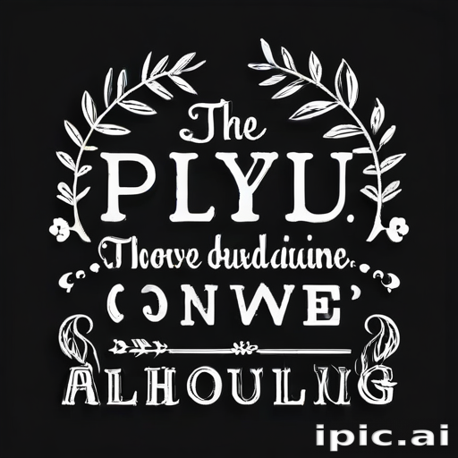 The PLYU: A Creative Expression of Unique Artistic Typography and Design.