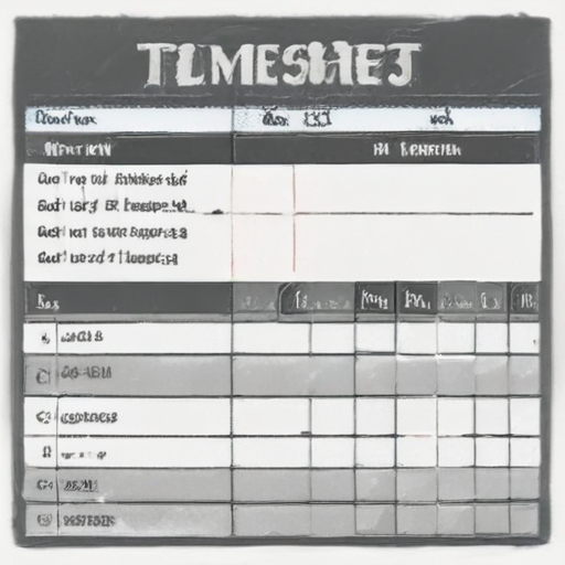 completed timesheet