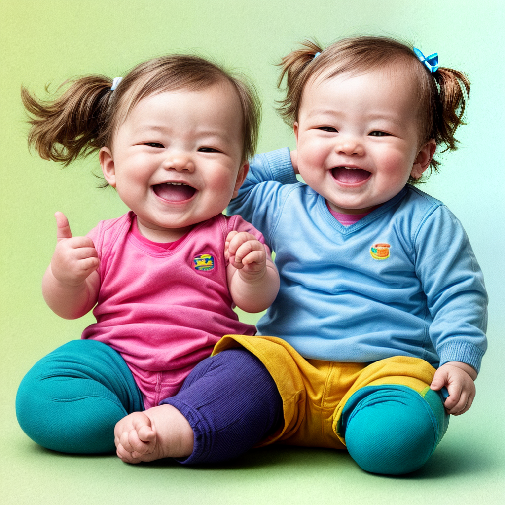 Super Joyful Cartoon Baby