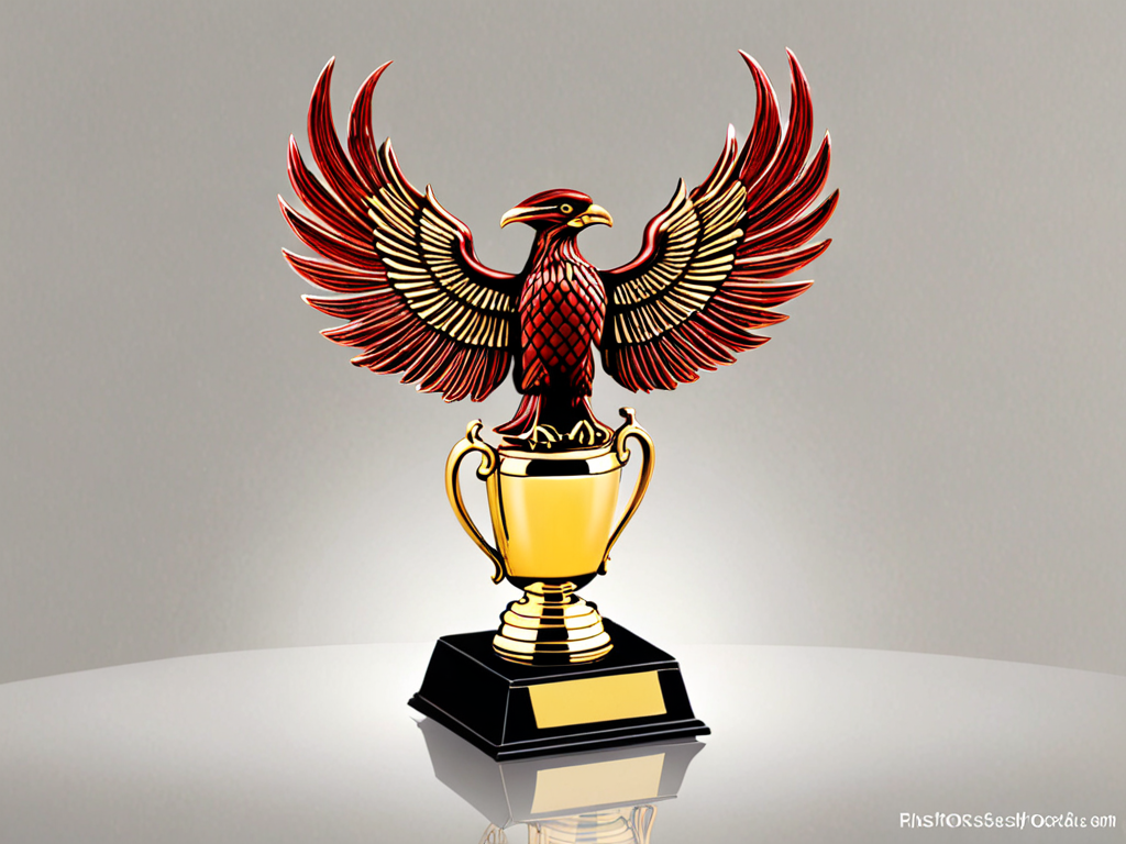 red fenix trophy 2d draw with outh back ground