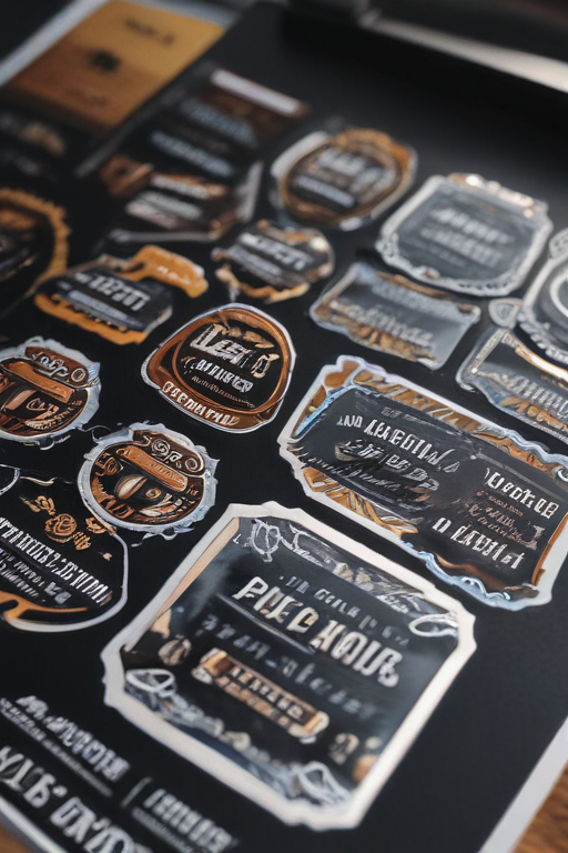 Colorful Collection of Vintage Stickers Featuring Unique Artistic ...