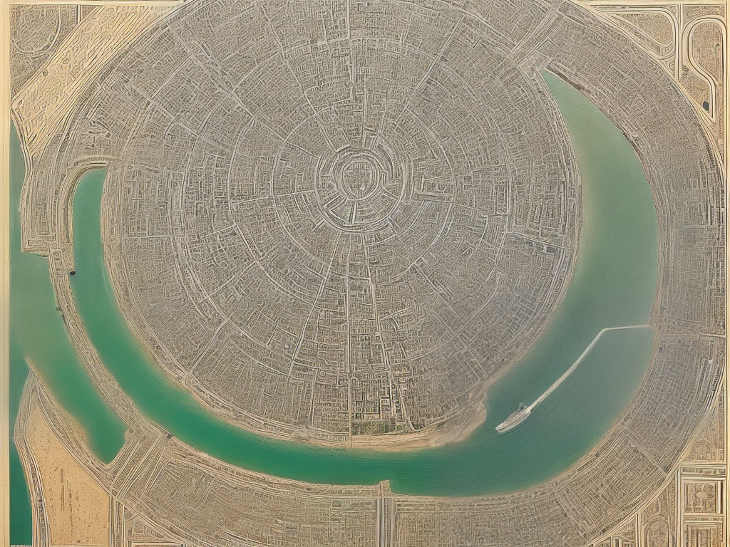 Imagine the course of a river in one of the streets of Riyadh on a ...