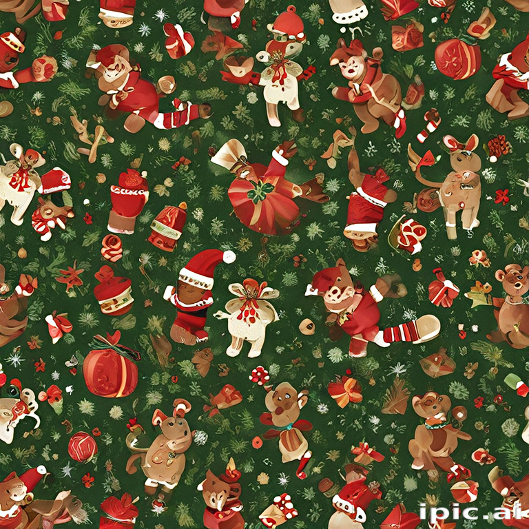 A Festive Collection of Cute Animals Celebrating the Holiday Season ...