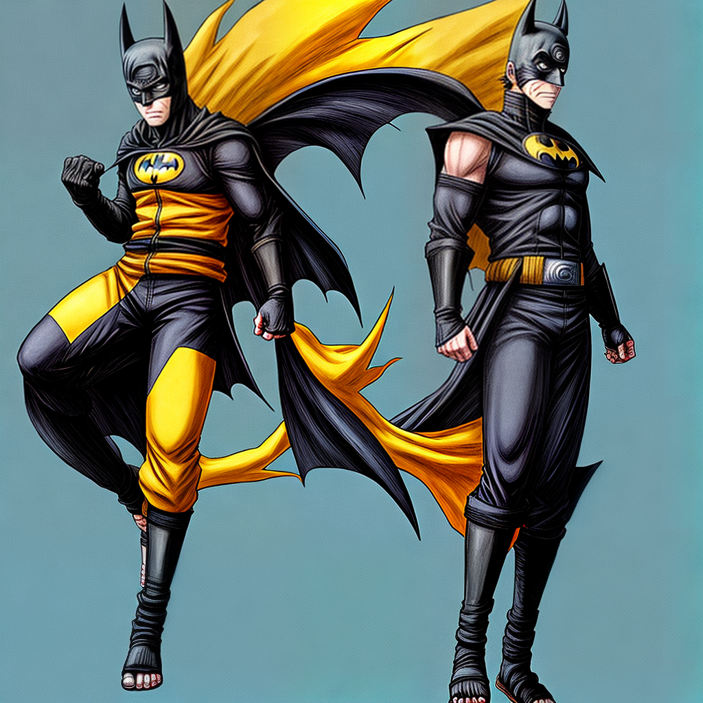 Naruto fused with batman