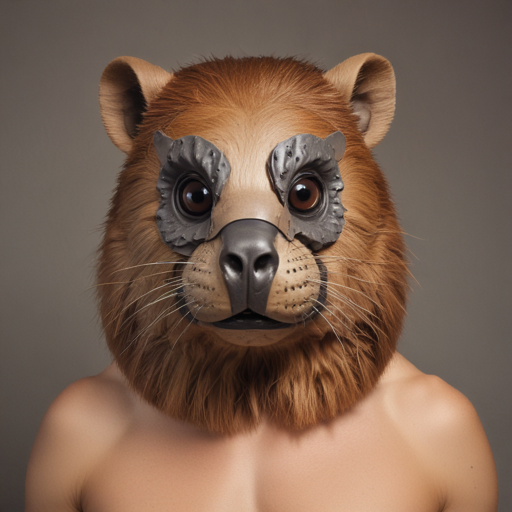 Beaver with thieve mask