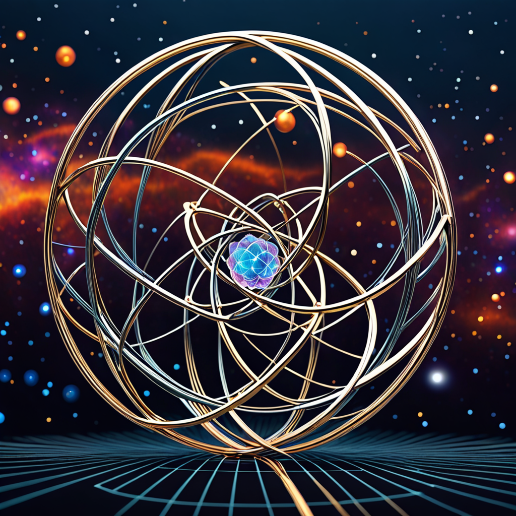 ""Quantum Harmony: Bridging Worlds of Physics with Digital Elegance""