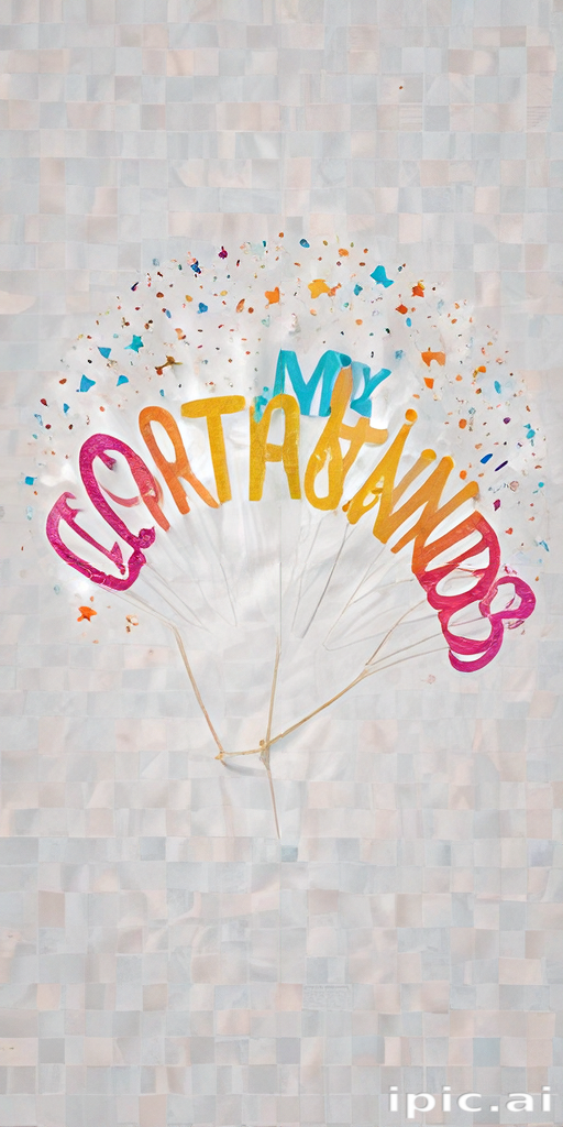 Colorful Celebration of My Special Moments with Creative Lettering and ...