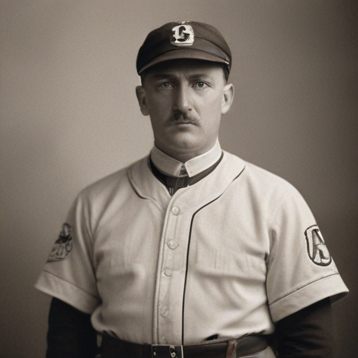 Hitler in a baseball uniform