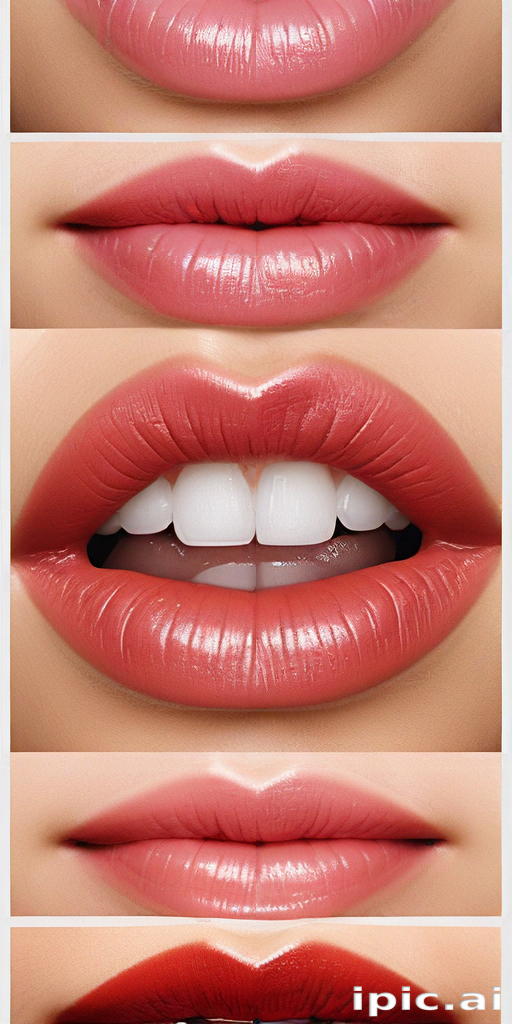 Showcasing the Beautiful Transformation of Lips Through Different ...