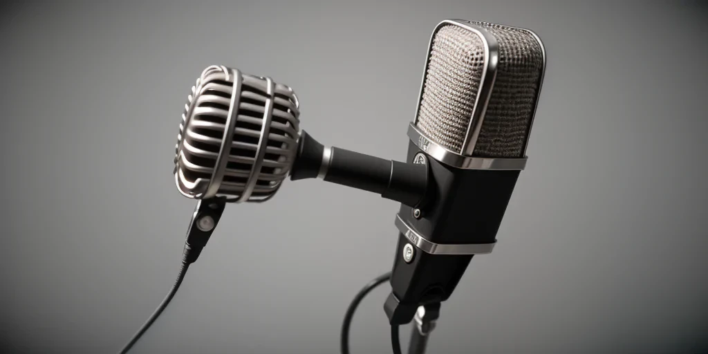 Classic and Modern Microphones Showcasing the Evolution of Sound Technology