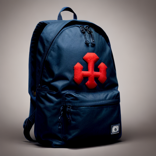 mushroom Brigade, logo, Coat of arms, backpack, knife