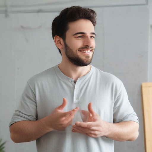 a man teaching
