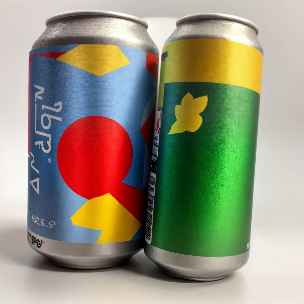 hazy pale ale beer can mascot