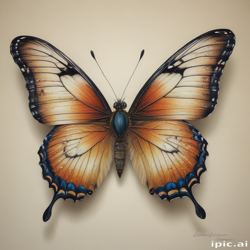 Exquisite Butterfly Art: A Stunning Display of Nature's Colorful Beauty