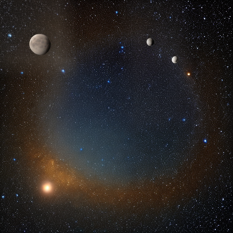 A MOON WITH SOME PLANETS IN GALLAXY