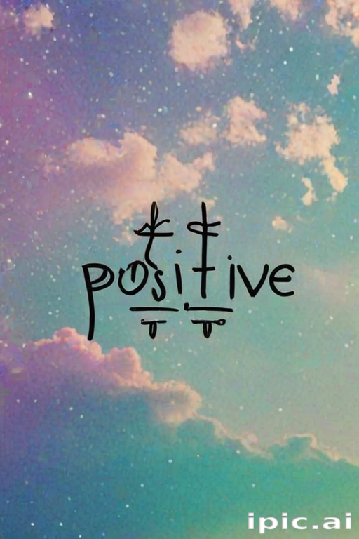 Embracing Positivity: A Colorful Sky Inspiring Hope and Optimism
