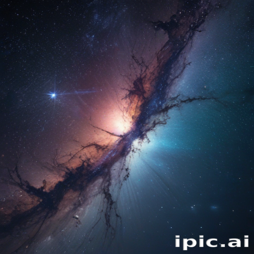 Stunning Cosmic Scene Displaying a Vibrant Nebula Amidst Endless Stars