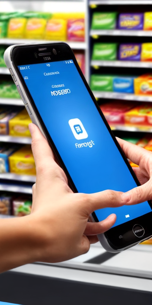 create a self scan till at a supermarket that uses fingerprint ...