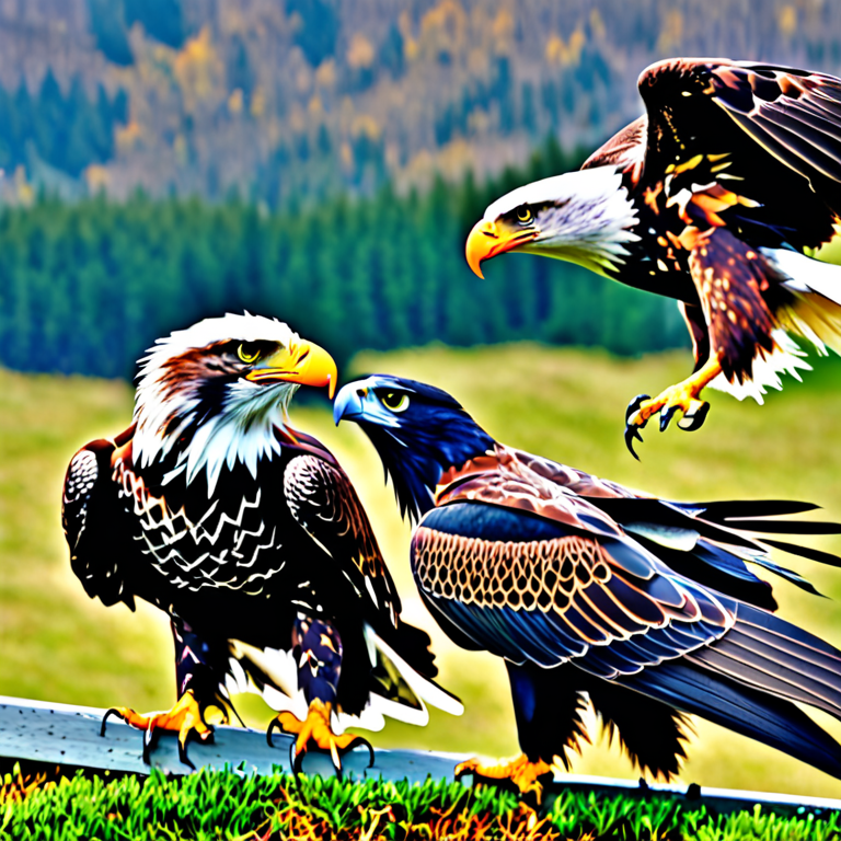 Eagle Vs Falcon Fight