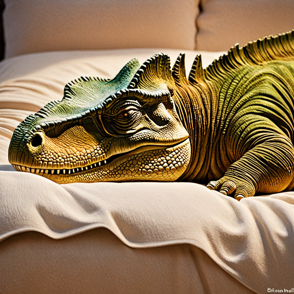 sleeping dinosaur dreaming