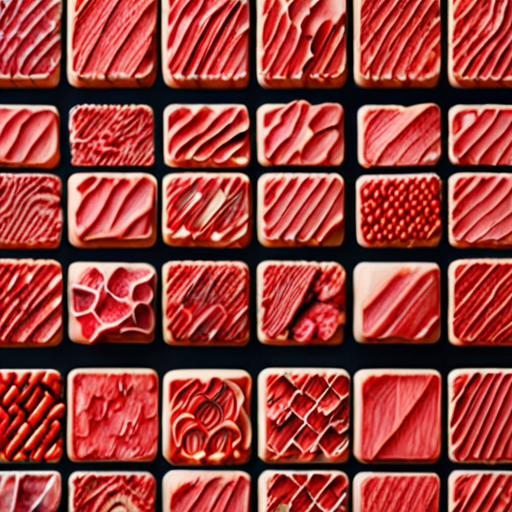 puzzle made of human meat as pieces