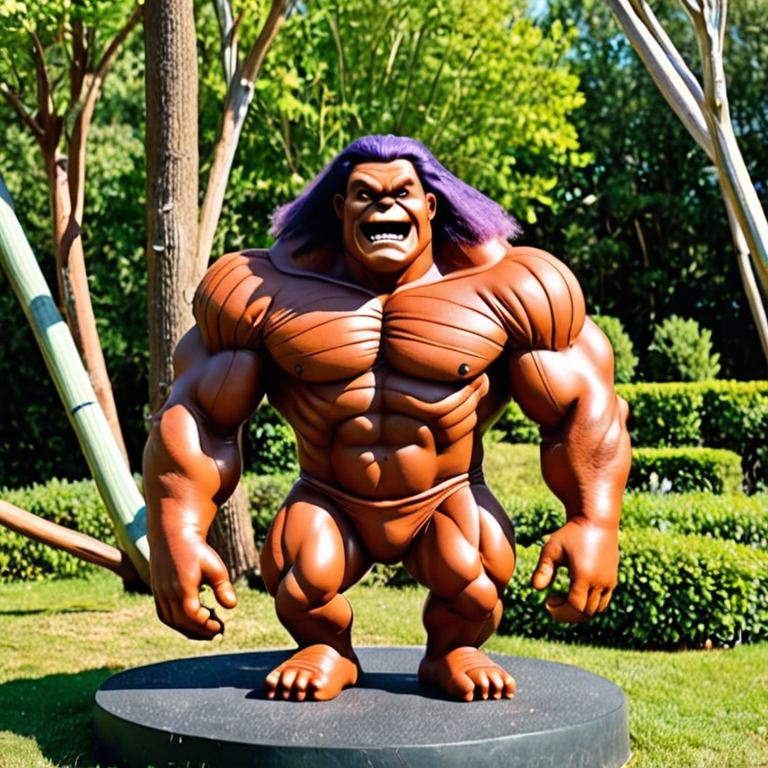 Oompa loompa strong big monster sitting